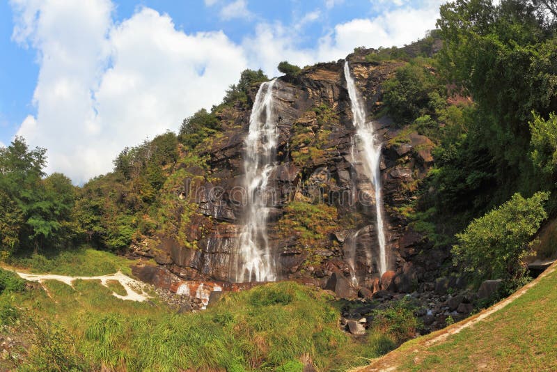 Double Falls stock image. Image of water, falls, nature - 17423519