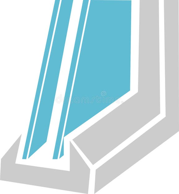 Double Glazing Illustration Stock Vector - Illustration of pictogram ...