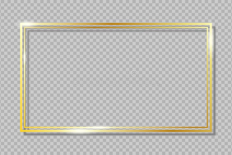 Realistic Double Rectangle Border Stock Illustrations – 43 Realistic ...