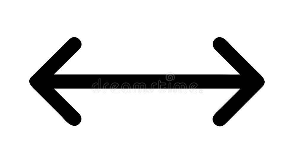 Headed Horizontal Arrow Stock Illustrations – 168 Headed Horizontal ...