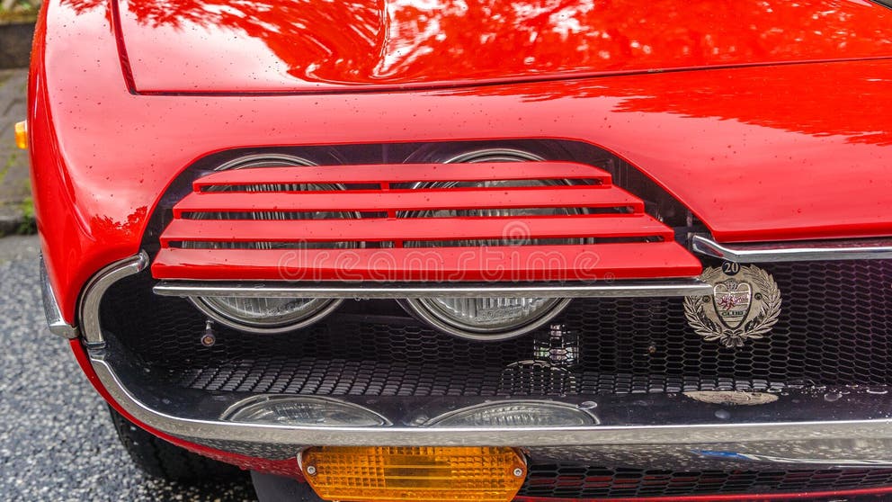 Double Headlights of an Alfa Romeo Montreal Editorial Photo - Image of ...