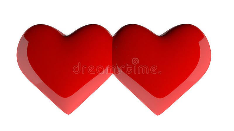 Double Heart Stock Illustrations – 3,793 Double Heart Stock ...