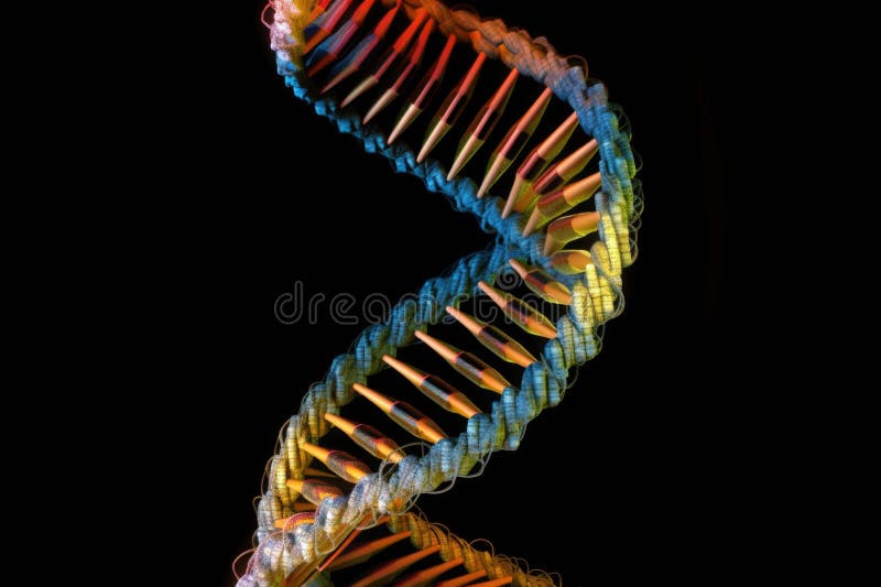 DNA is a Double Helical Structure Composed of Nucleotides Stock ...