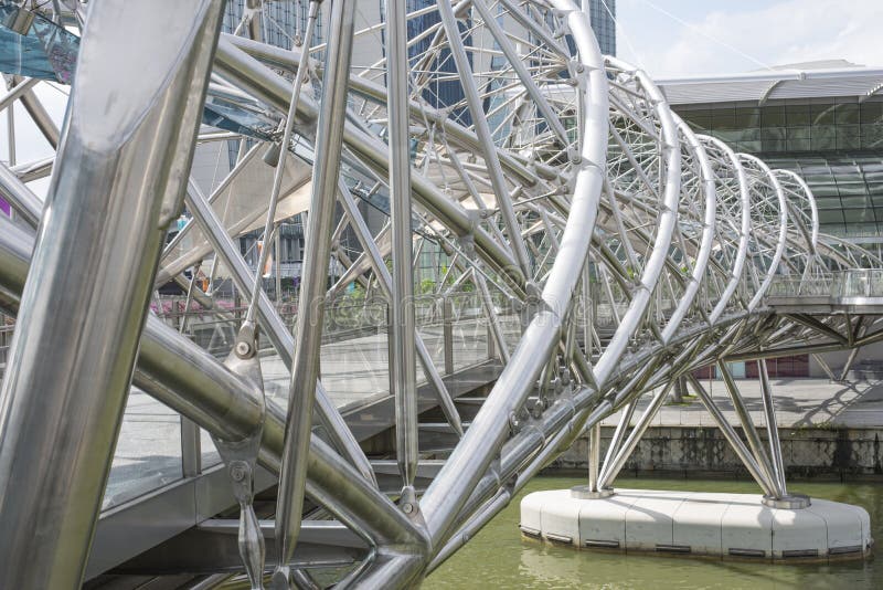The Double Helix Bridge editorial stock image. Image of bridge - 28759159