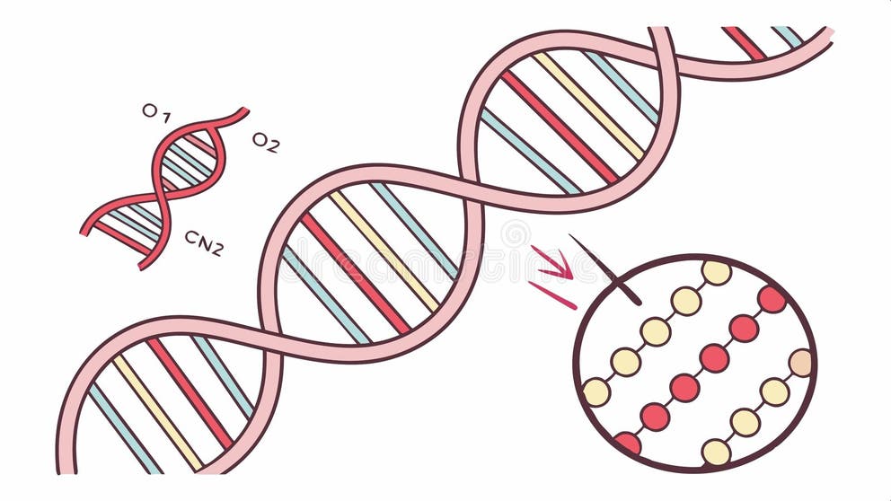Double Helix DNA Strands, Genetic Code, Molecular Biology, Science ...