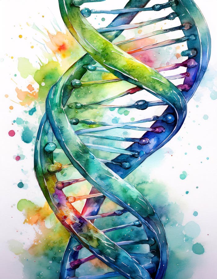 Dna Painting Stock Illustrations – 2,018 Dna Painting Stock ...