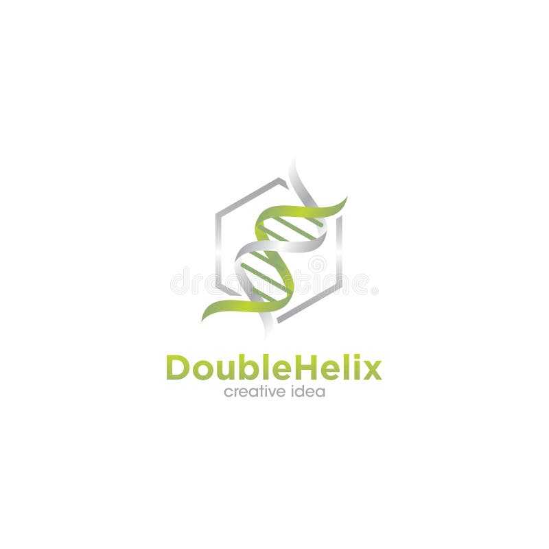 Double Helix Logo Design Template Stock Vector - Illustration of ...