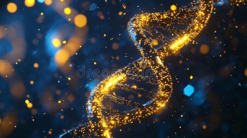 The Double Helix Structure of DNA is Shown Unwinding during the ...