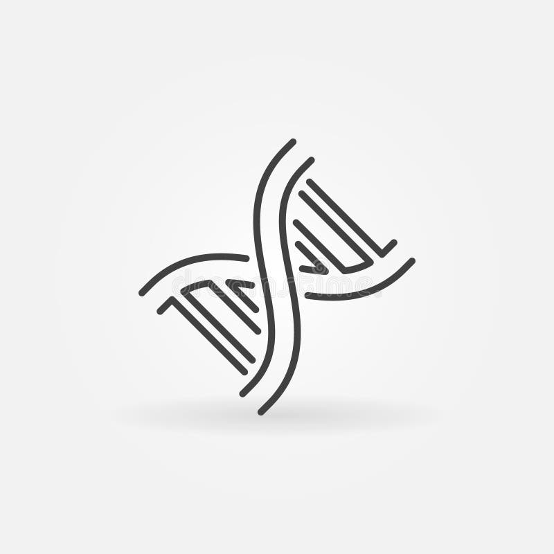 Double Helix Vector DNA Icon or or Design Element Stock Vector ...