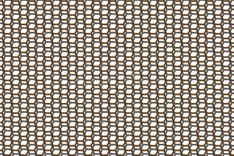 Double Hexagonal Pattern stock vector. Illustration of hexagonal ...