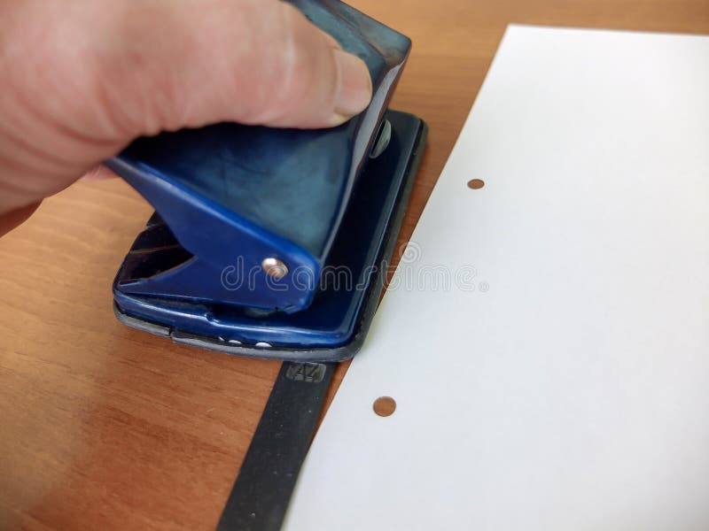Double Hole Punch for Paper. Hole Punch. Office. a Hole Punch for ...