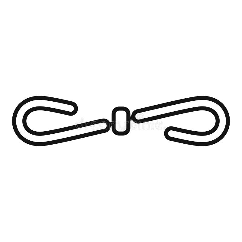 Double Hook Clasp Fastener Holding Two Parts Together Stock ...