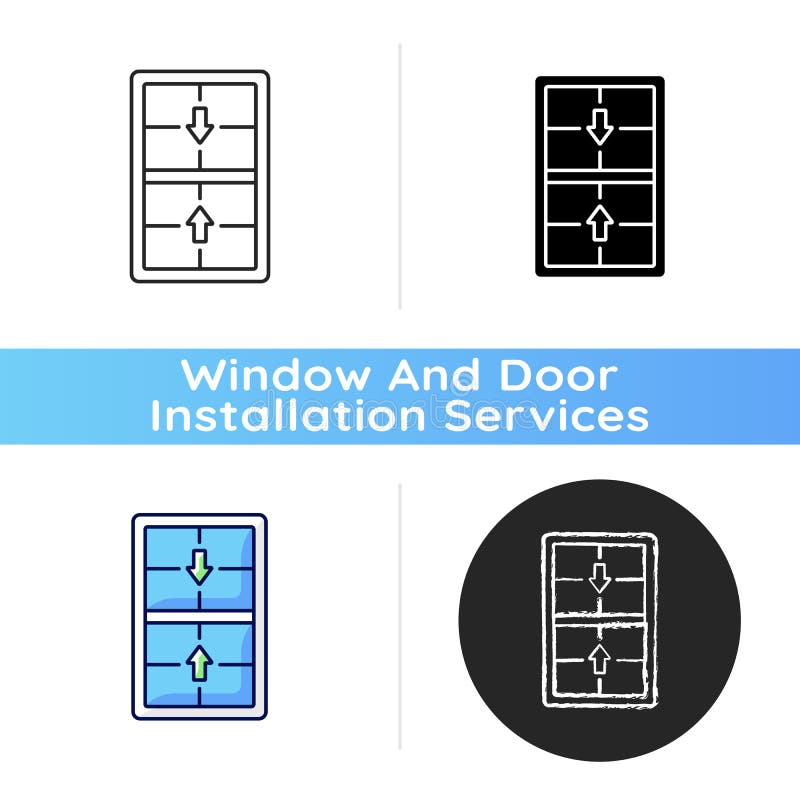 Double Hung Sash Windows Stock Illustrations – 35 Double Hung Sash ...