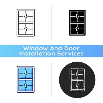 Double Hung Sash Windows Stock Illustrations – 35 Double Hung Sash ...