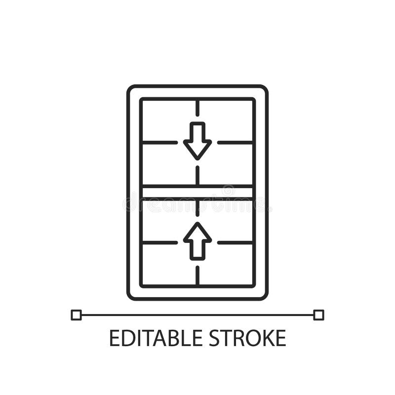 Double Hung Window Symbol