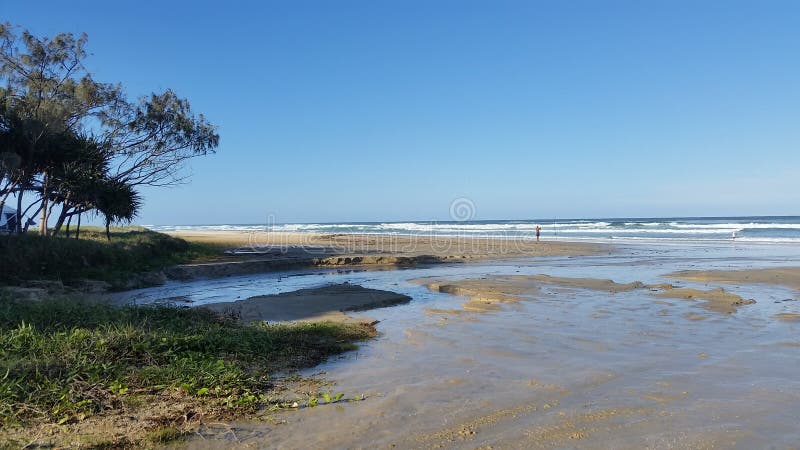 Double Island Point Afternoon Stock Photo - Image of double, point ...