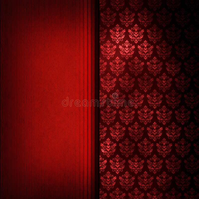 Double-layered Background - Blank Paper Sheet on Retro Pattern Stock ...