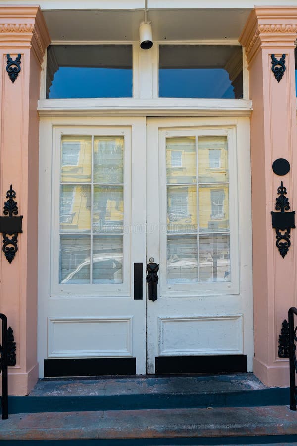 Double Leaf White Door Glazed Stock Photos - Free & Royalty-Free Stock ...