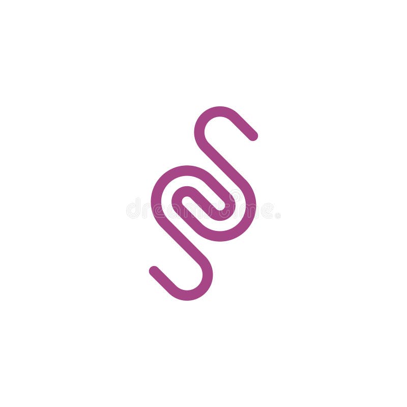 Double Letter S Ss Logo Icon Stock Vector - Illustration of isolated ...
