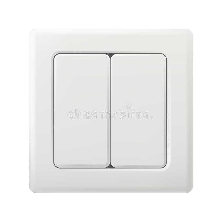 Double Light Switch Stock Illustrations – 499 Double Light Switch Stock ...