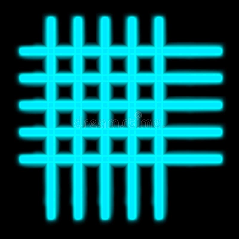 Double Lines Geometric Font with Outline, Colorful Uppercase Let Stock ...