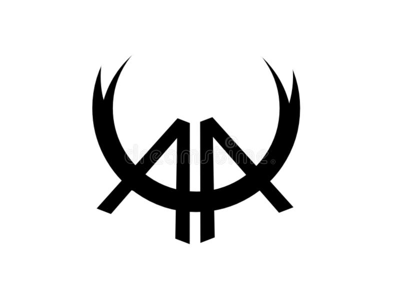 Double a Logo and Icon Design Stock Illustration - Illustration of logo ...