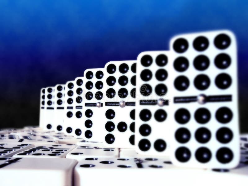 Double Nine Dominoes stock illustration. Illustration of double - 2889152