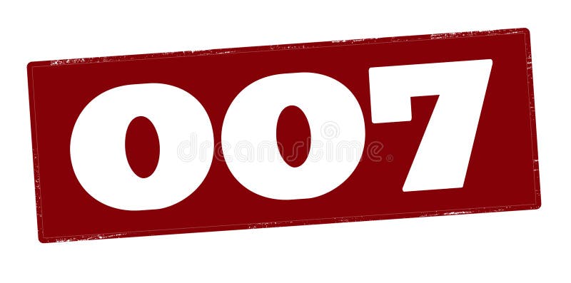 Double o seven stock illustration. Illustration of symbol - 93261748