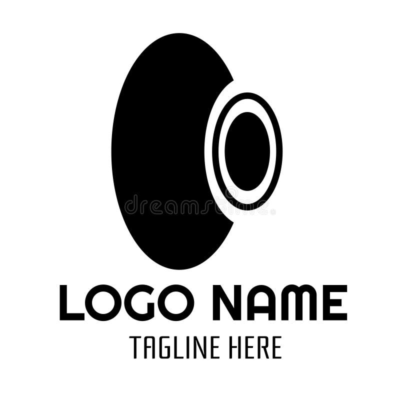 Double Two Oval Icon Abstract Monogram Logo Concept Design Stock Vector ...