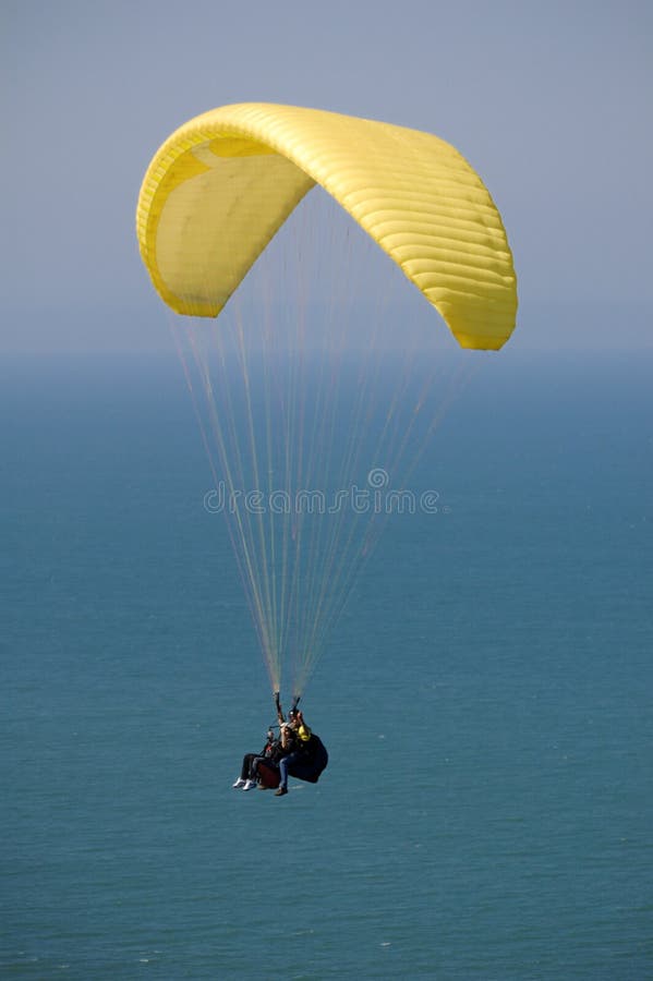 Double Paragliding stock image. Image of active, leisure - 14032975