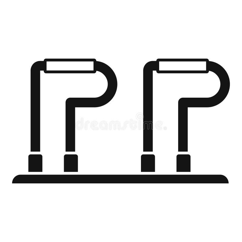 Double Parallel Bars for Rehabilitation Training Icon Simple Style ...