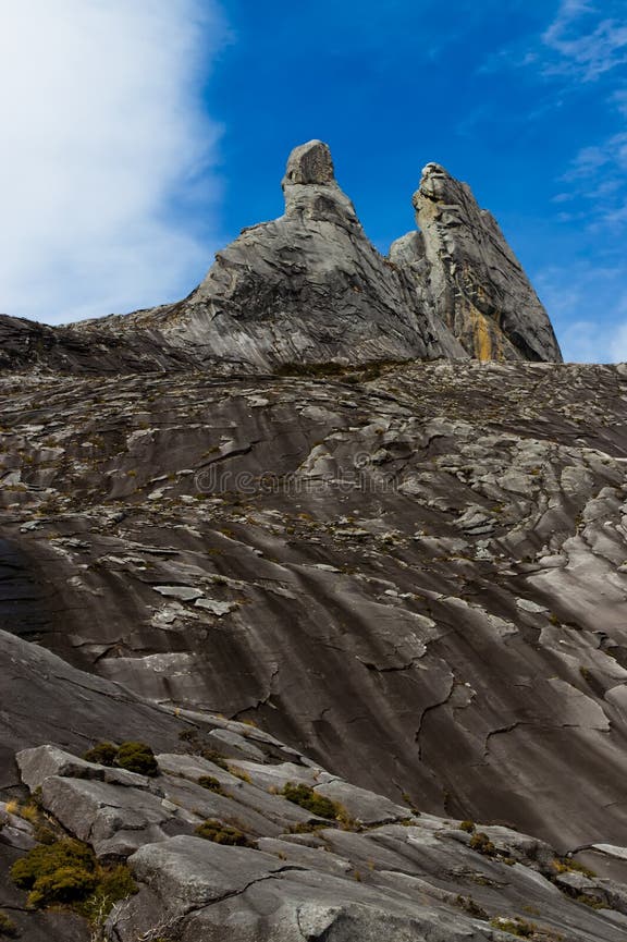 Double peak mountain stock photo. Image of mount, kota - 23604566
