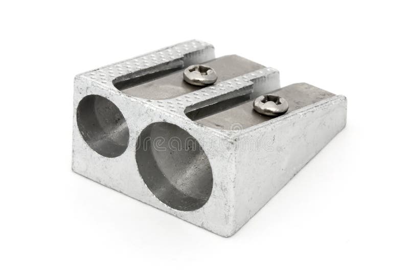 Double pencil sharpener stock photo. Image of tools, equipment - 99119144