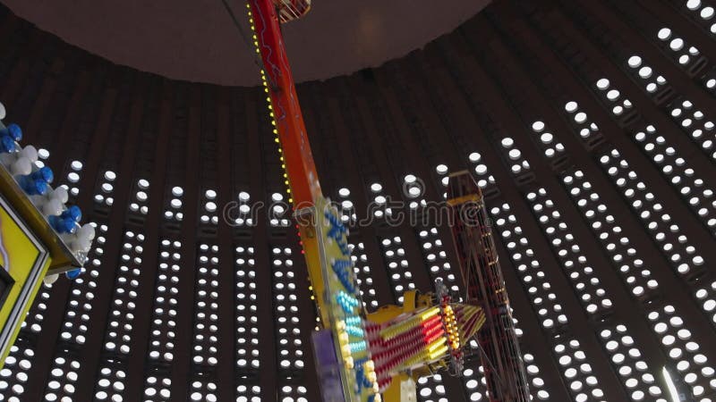 Double pendulum ride stock footage. Video of tall, serbia - 269701288