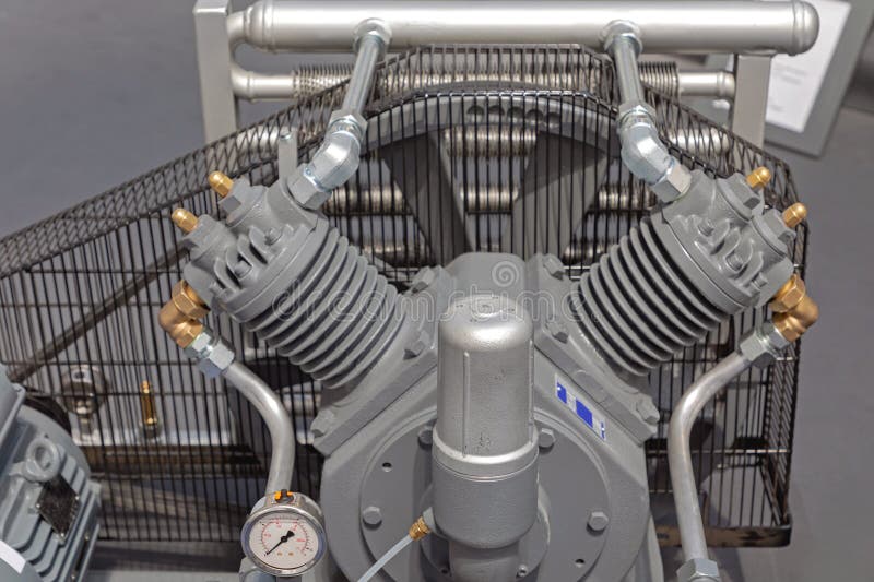 Air compressor stock image. Image of copresses, engine - 22550361