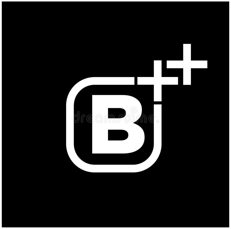 A Double Plus Vector Icon. a and Dubble Plus Sign Stock Vector ...