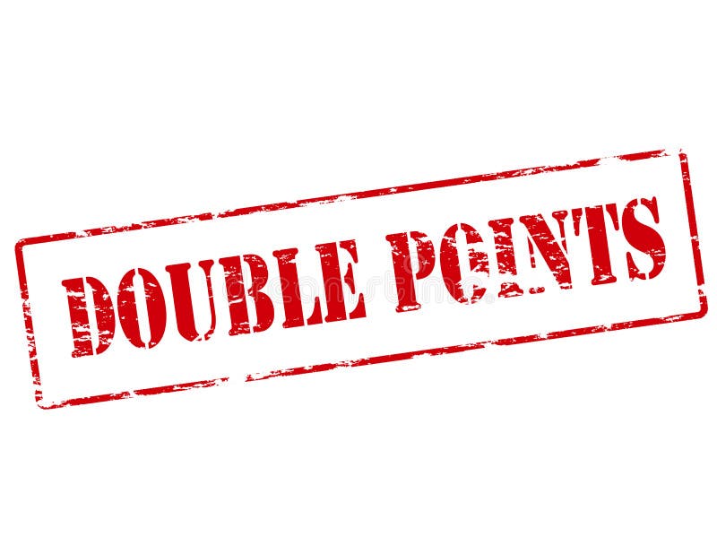 Double points blue stamp stock illustration. Illustration of sign ...