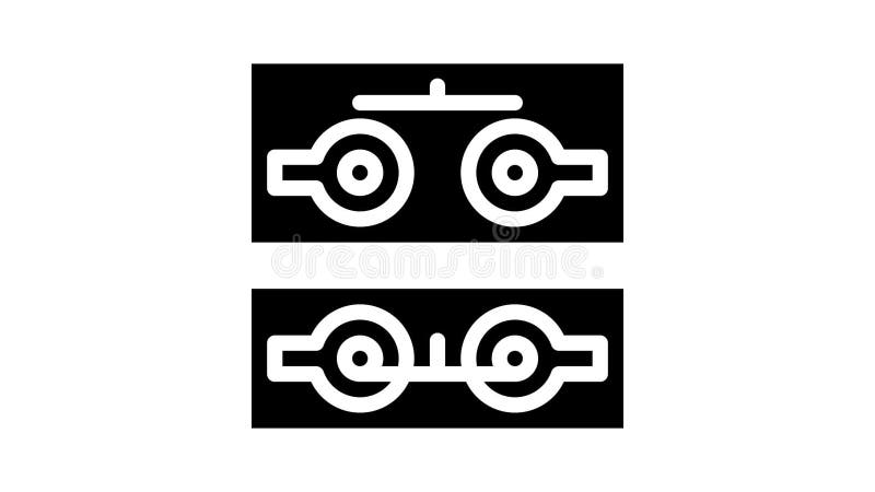 Double Pole Single Throw Switch Glyph Icon Animation Stock Footage ...