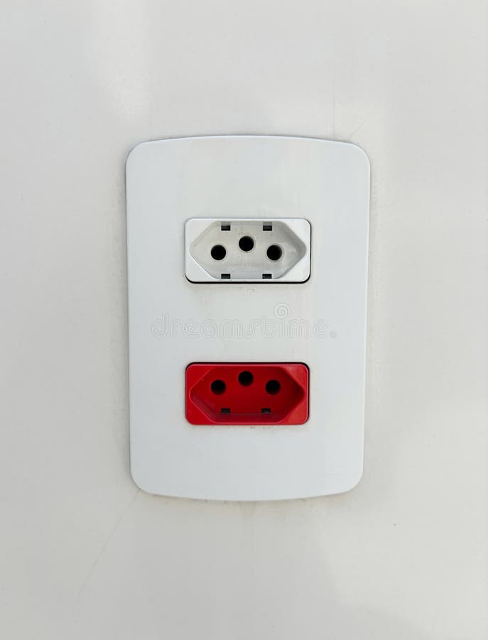 Double Power plug stock image. Image of power, outlet - 331688257