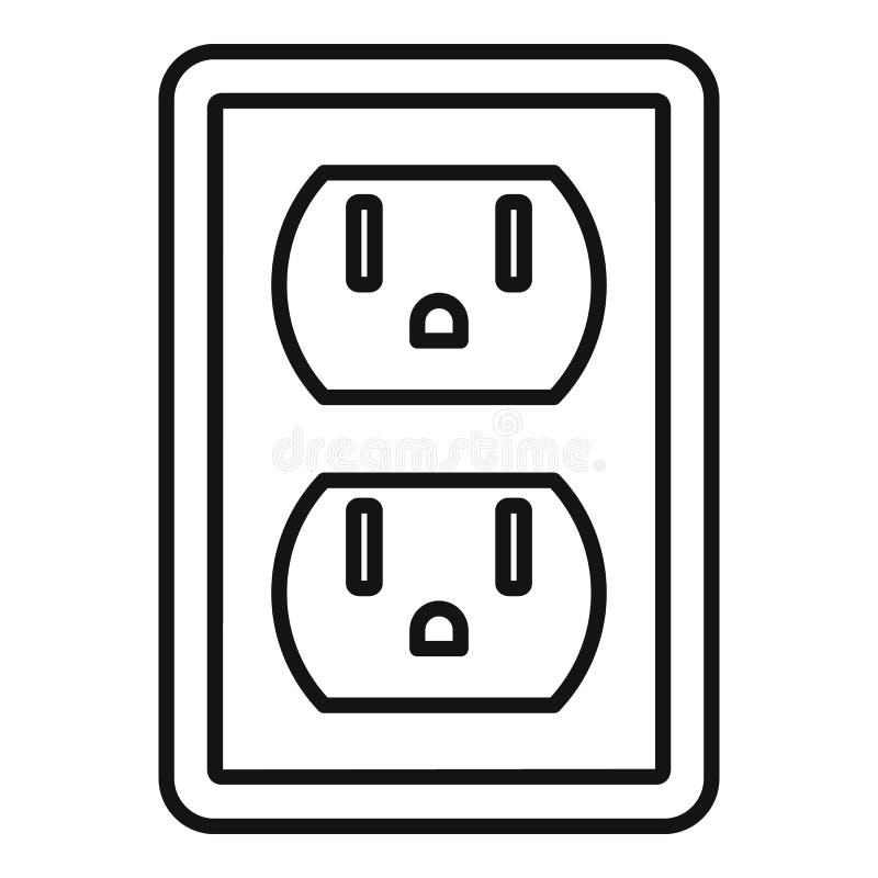 Double Wall Socket Stock Illustrations – 382 Double Wall Socket Stock ...