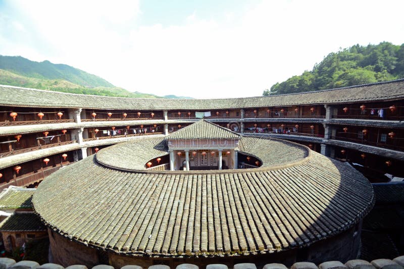 Fujian Tulou Earth Building Stock Image - Image of lichen, life: 5574043
