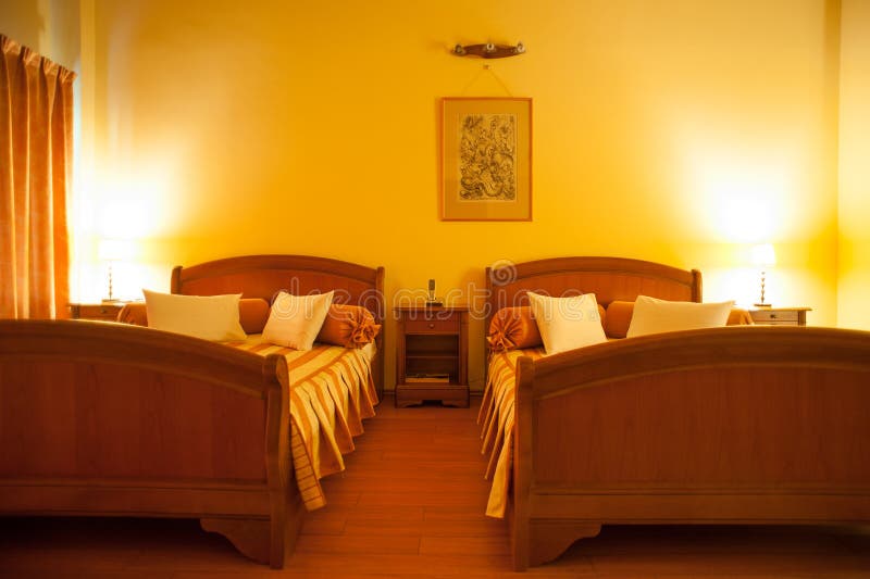 Double room stock image. Image of room, modern, elegant - 40509253