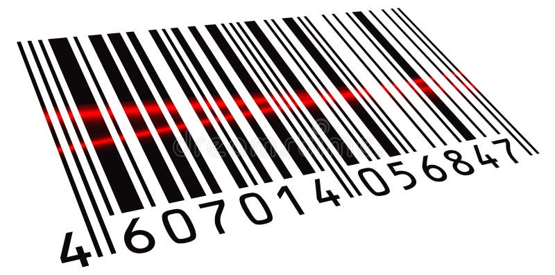 Barcode Airplane Image Vector Illustration Stock Vector - Illustration ...