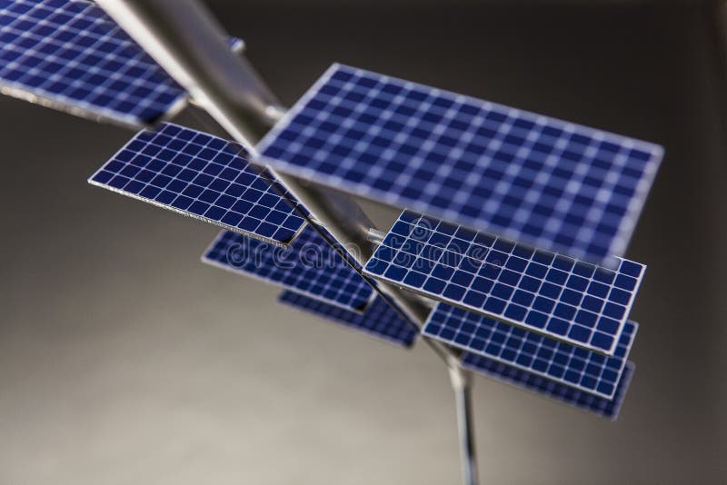 Double Series of Solar Panels Stock Image - Image of panel, double ...
