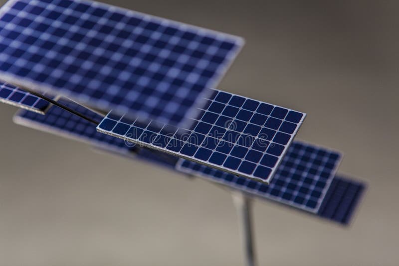 Double Series of Solar Panels Stock Photo - Image of blue, fuel: 113682158