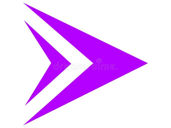 Double shaped bullet arrow stock illustration. Illustration of drawing ...