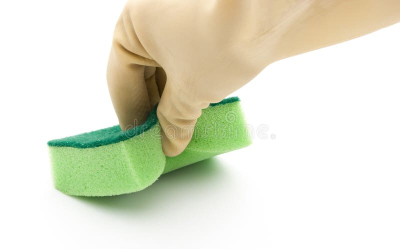Double Side Cleaning Sponge Stock Image - Image of domestic ...