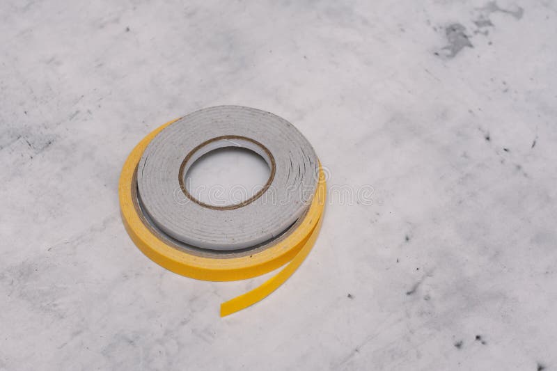 Double-sided Adhesive Tape for Home, Office, and Craft Projects. Stock ...