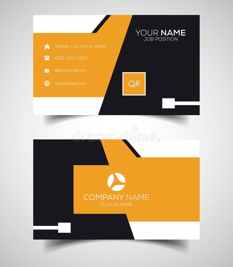 Double-Sided Luxury, Modern and Elegant Business Card Design Template ...