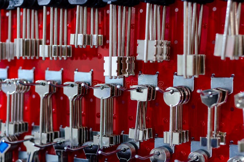 Double-sided Keys Blanks for Lever Tumbler Lock Stock Photo - Image of ...